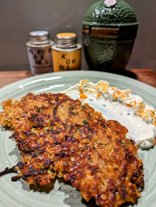 Linsen-Zucchini-Rösti - MecHanisch BBQ